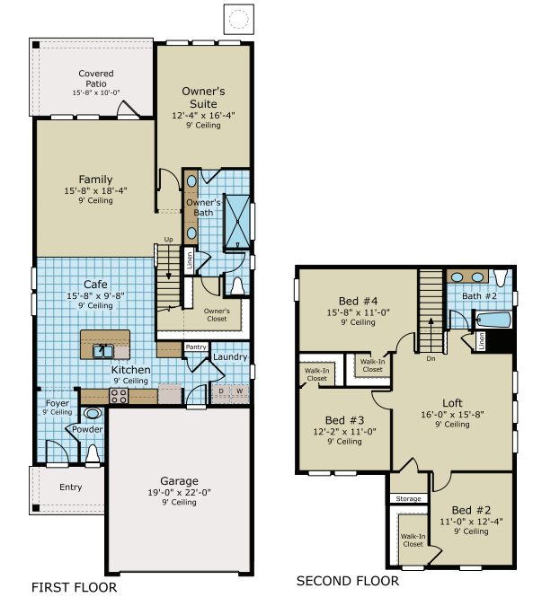 Cypress | Floor Plan | Crosswinds | Providence