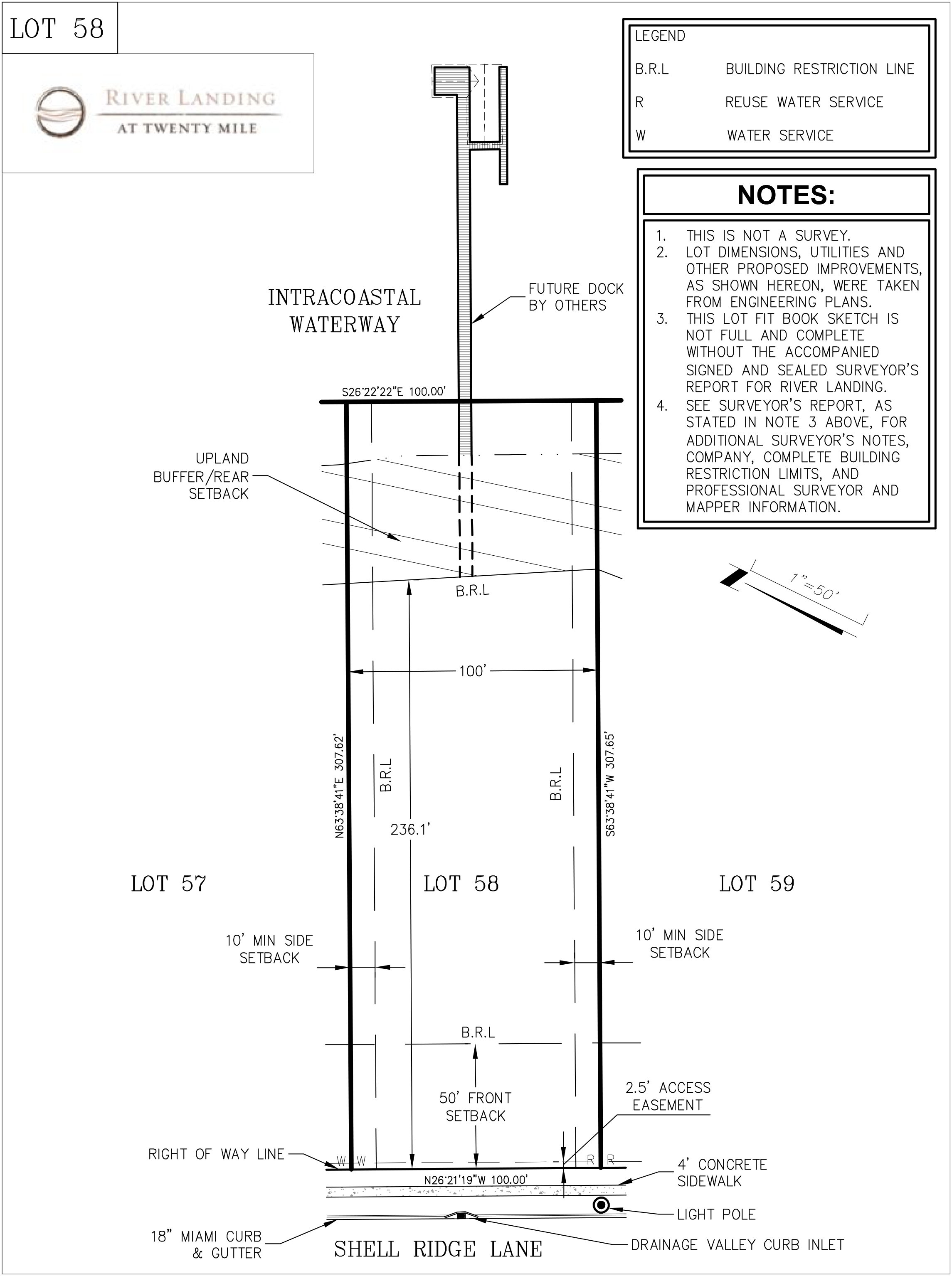 Lot 58 | Waterfront | Homesite | River Landing | Nocatee