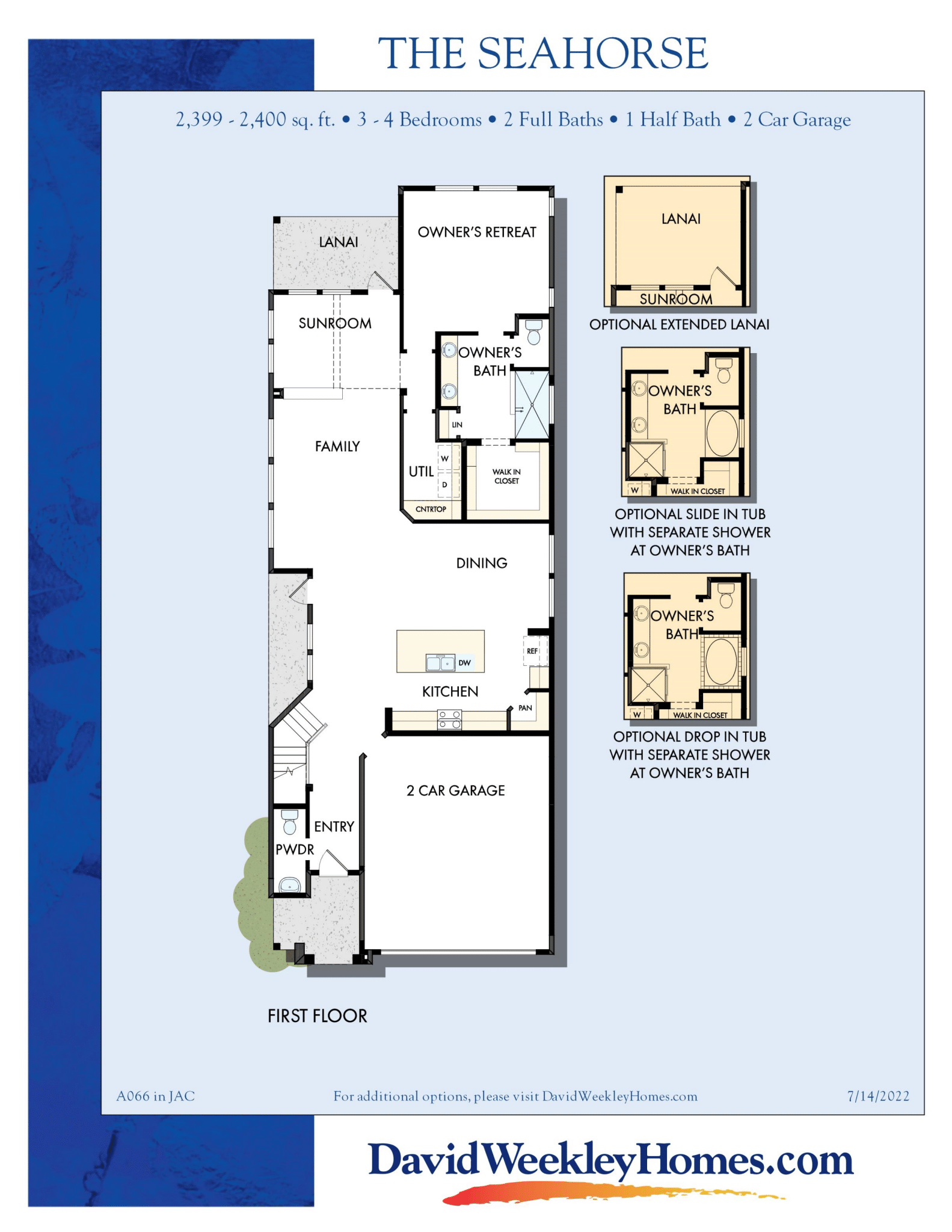 Seahorse | Floor Plan | DWH | Corsswinds