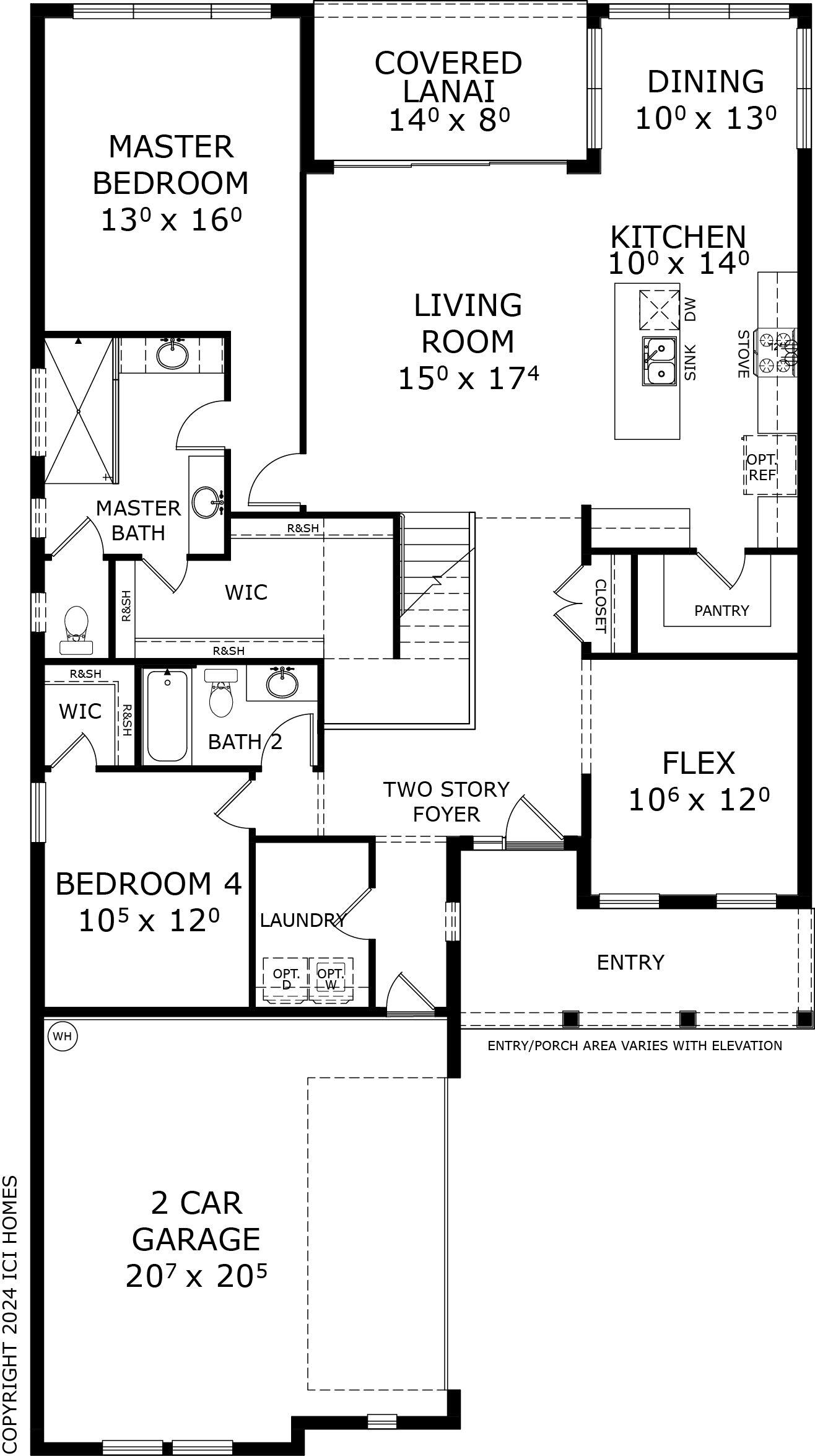 Mesa Verde | Floor Plan | Seabrook Village | ICI Homes