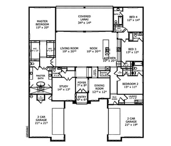 Monica Floor Plan | ICI | Coral Ridge