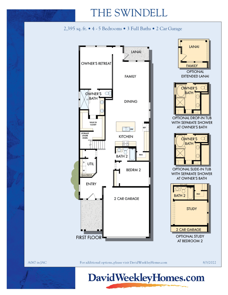 Swindell | Floor Plan | DWH | Seabrook Village